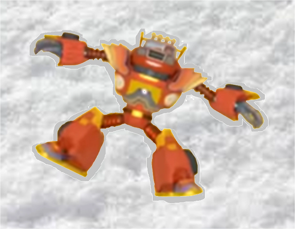Robot Blaze Making a Snow Angel | Fandom