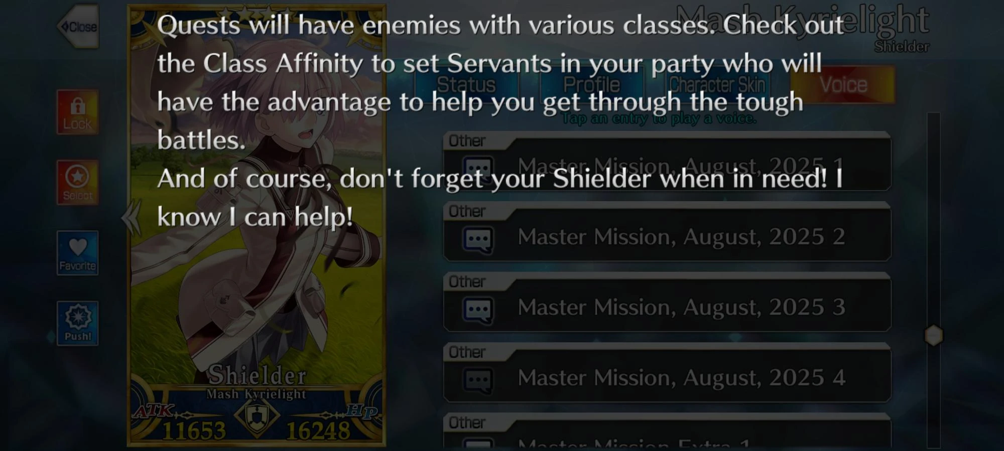 Mash understand Class Affinity | Fandom