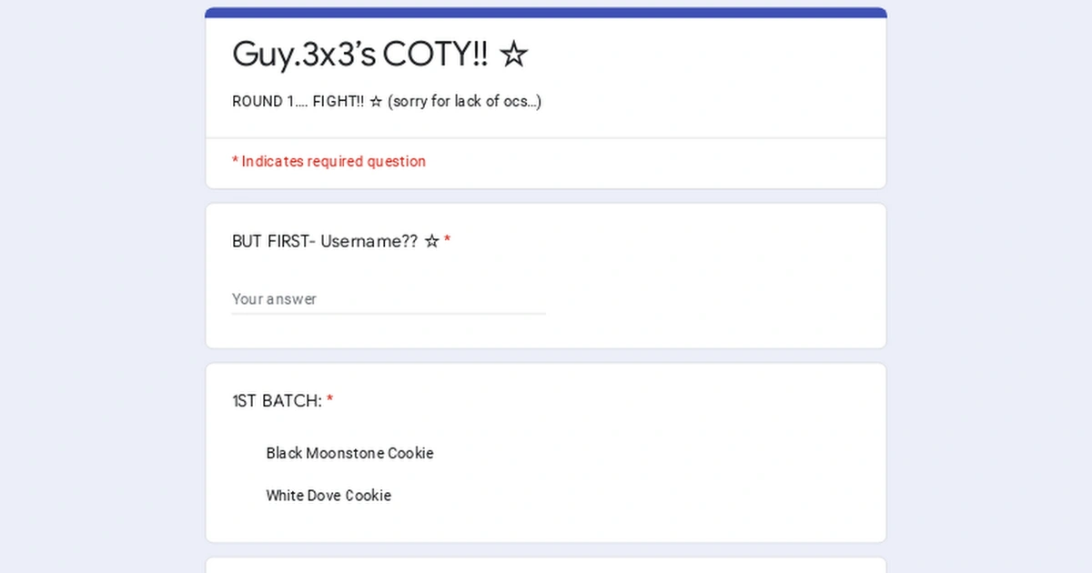 REUPLOADING MY COTY 2023 AGAIN JUST IN CASE!!! | Fandom