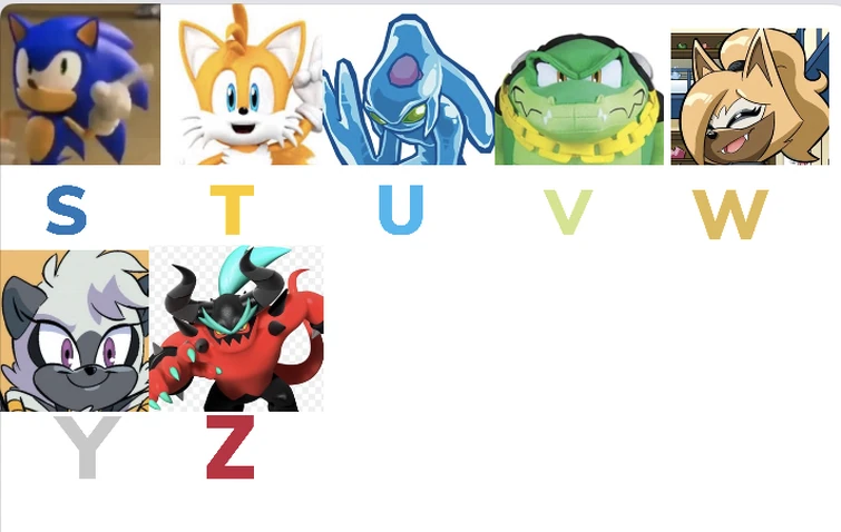 Your first name initial gives you your Sonic best friend and your last ...