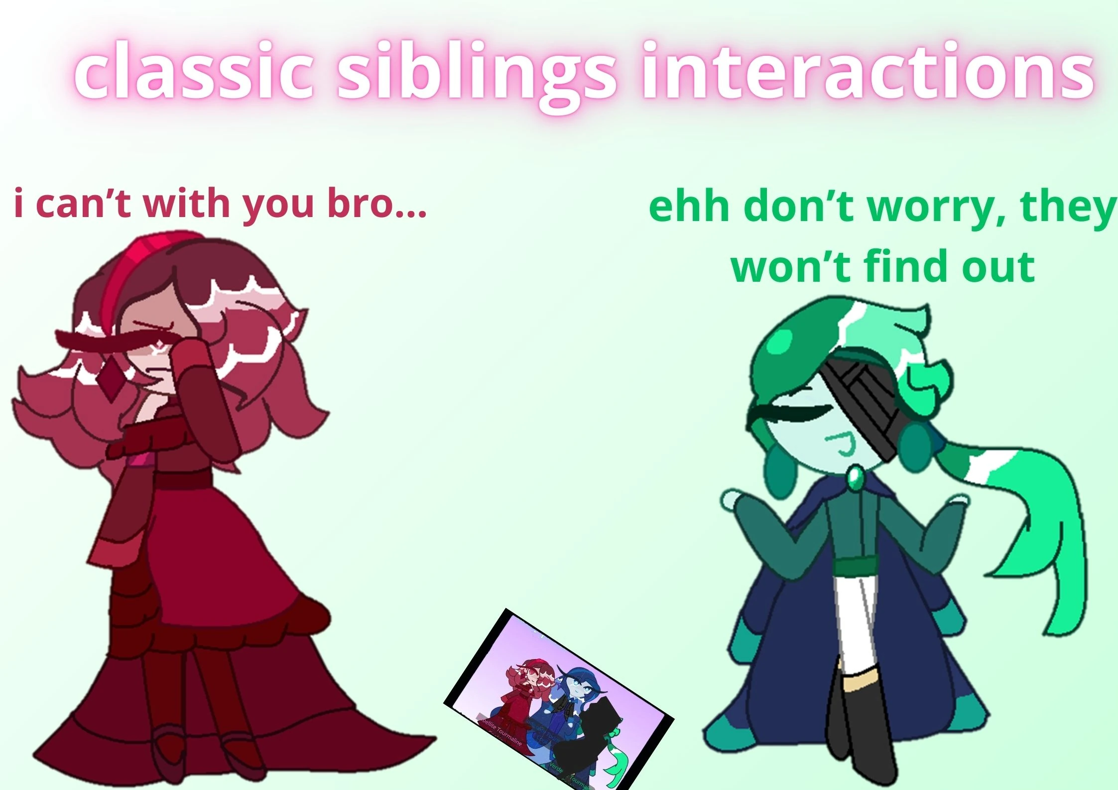 Just a Classic siblings moment | Fandom