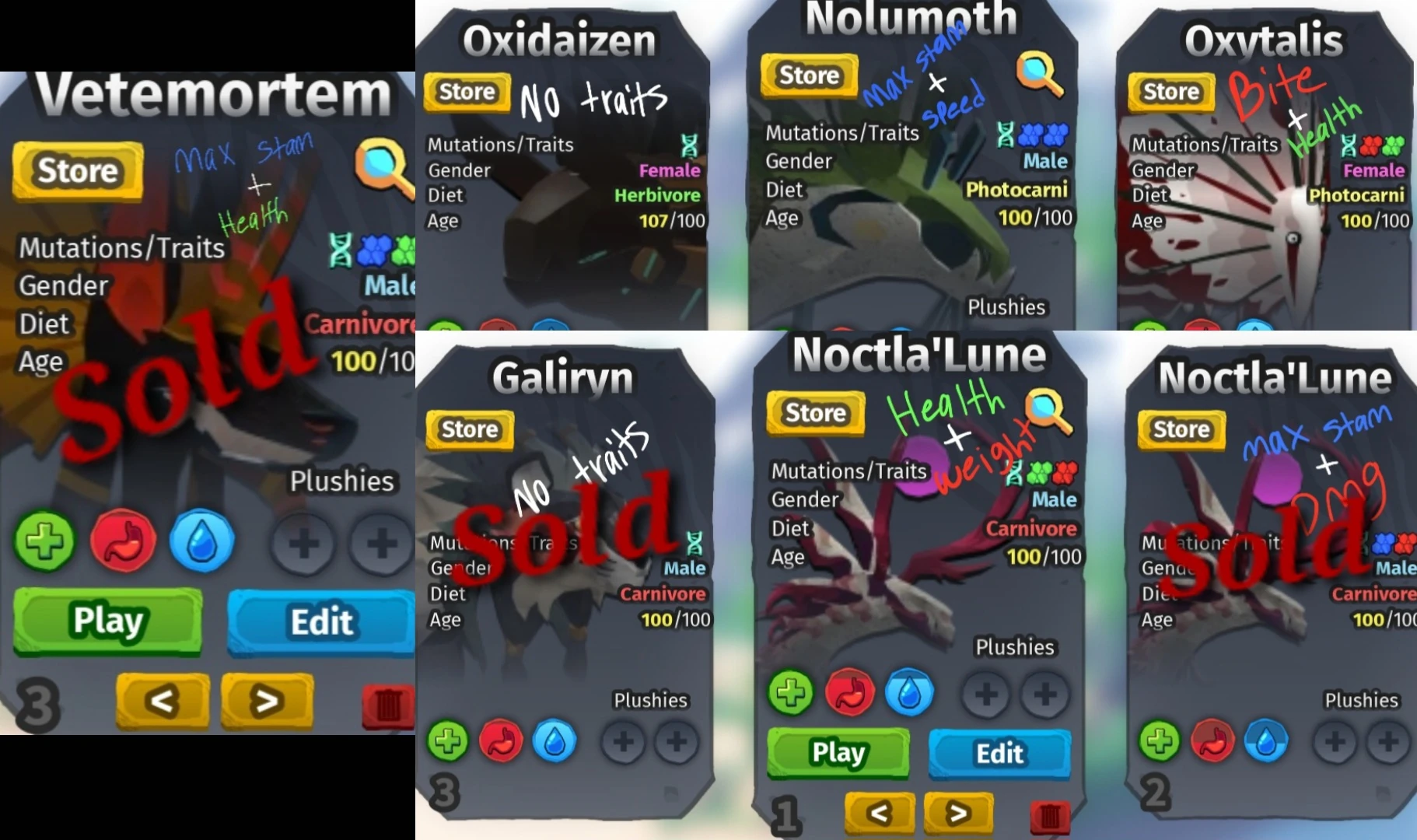 Bidding/Auctioning Ghostly mutations!! (Repost ^^) | Fandom