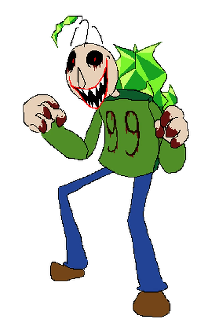 Redrew that baldi but xenophanes thing from the triple trouble baldi ...