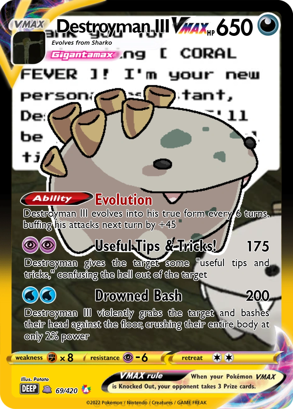 destroyman card | Fandom