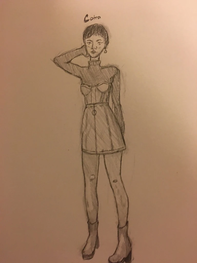 Day 1 of drawing She-ra characters in a modern day setting : Catra | Fandom