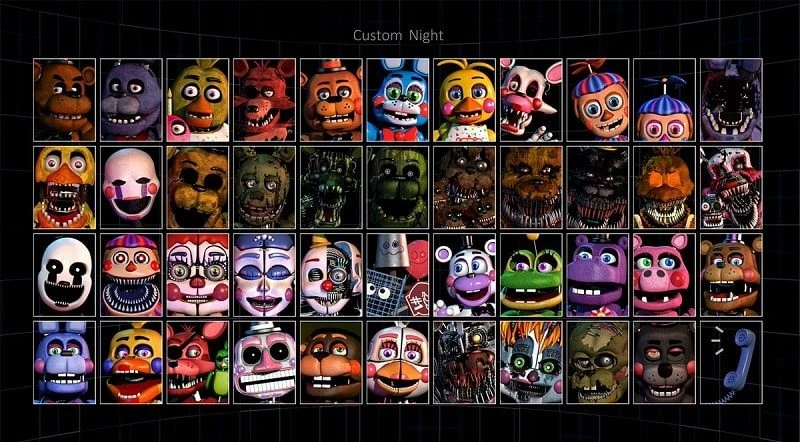 ALL ANIMATRONICS IN FNAF ULTIMATE CUSTOM NIGHT | Fandom