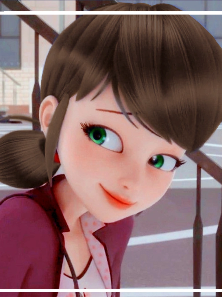 Brunette Marinette with green eyes. | Fandom