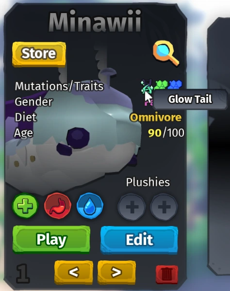 T/S glowtail minawii | Fandom