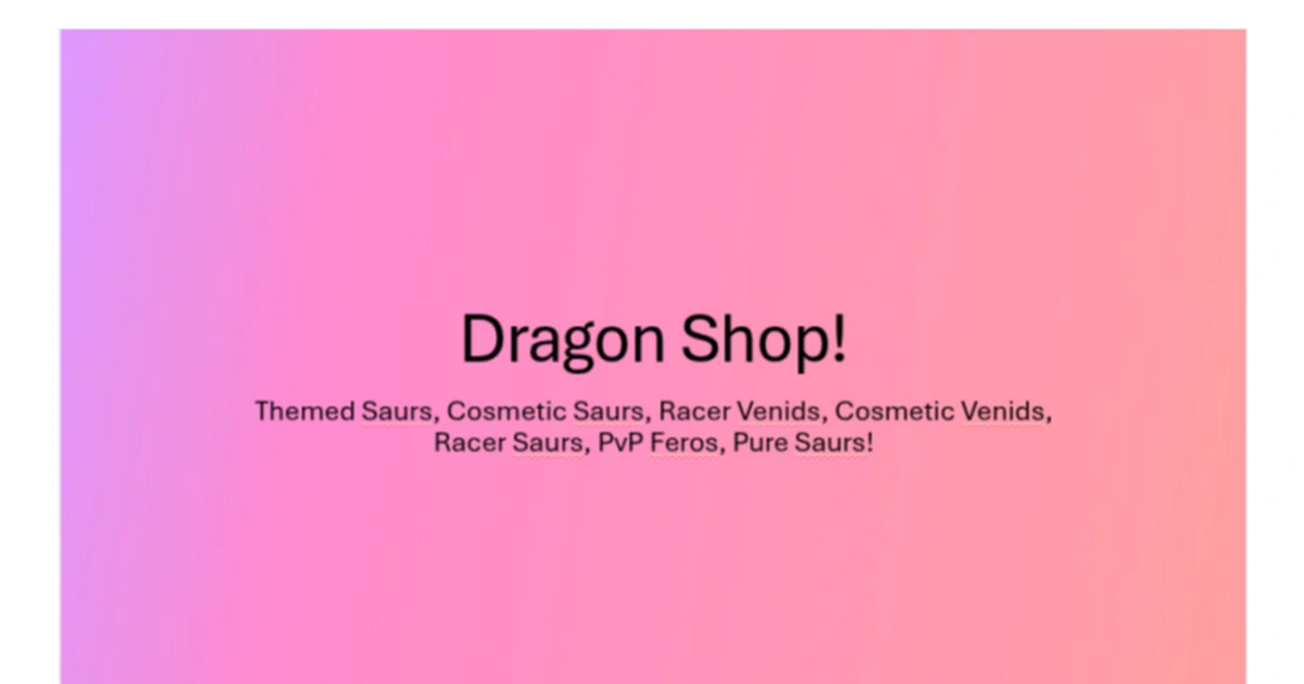 Repost of the Dragon Shop! | Fandom