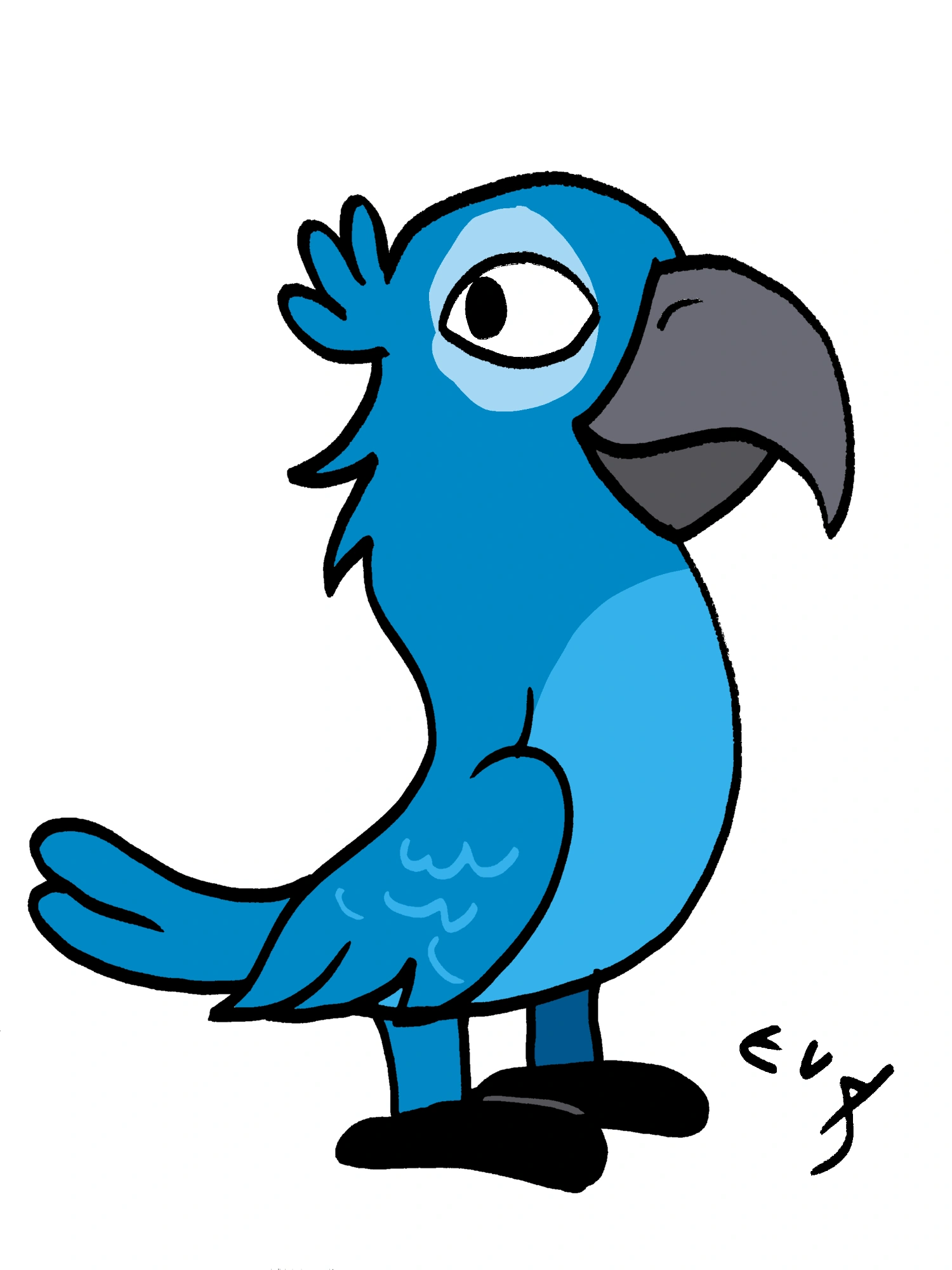 My drawing of Blu | Fandom