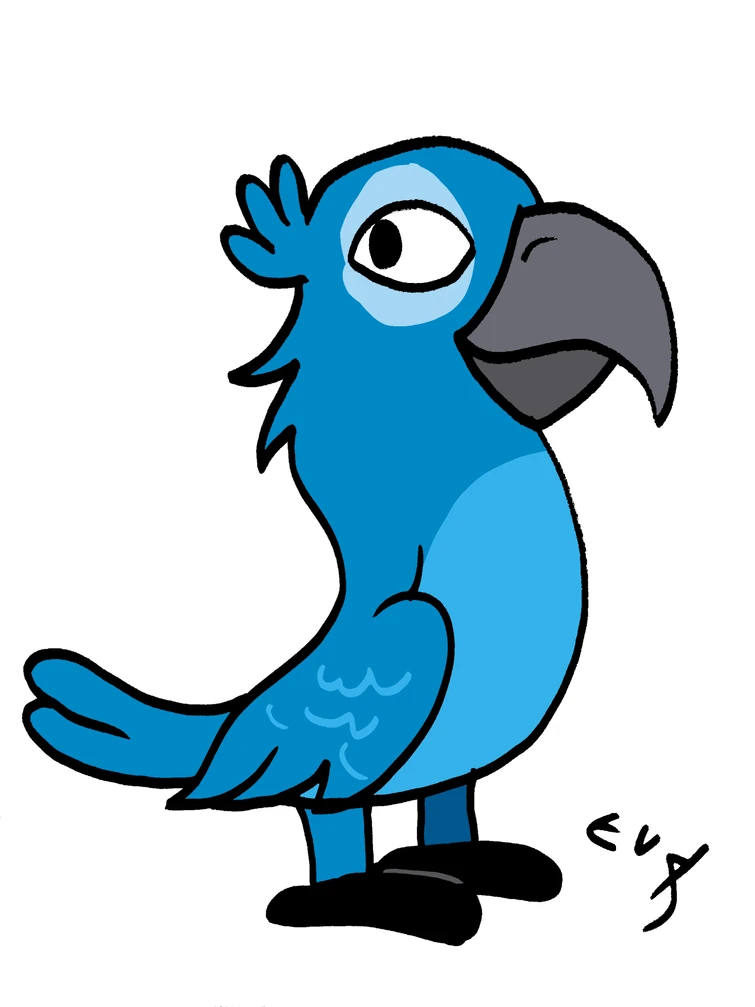 My drawing of Blu | Fandom