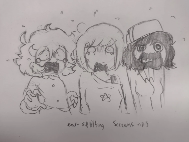 oc art is leading so i put my three most scaredy characters together an ...