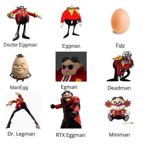 Which Eggman do you prefer? (Can be either these,or your own choice ...