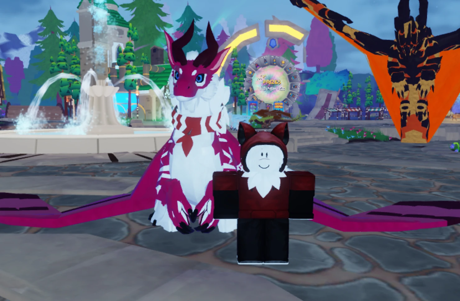 i sure love playing da cosplaying as my oc with my dragon who is also ...