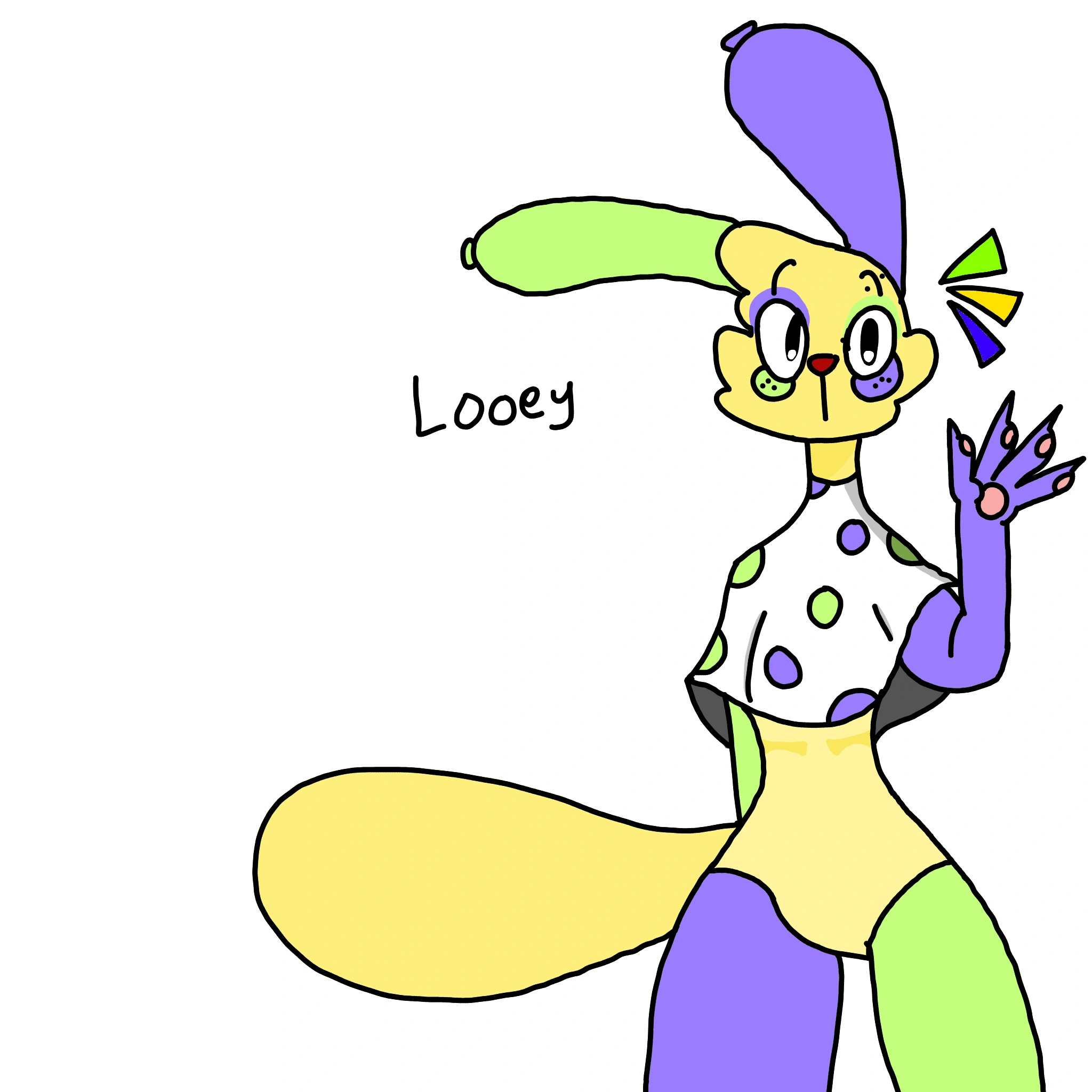 showing off my weird fuckass design of Looey (+ why I draw him like that) | Fandom
