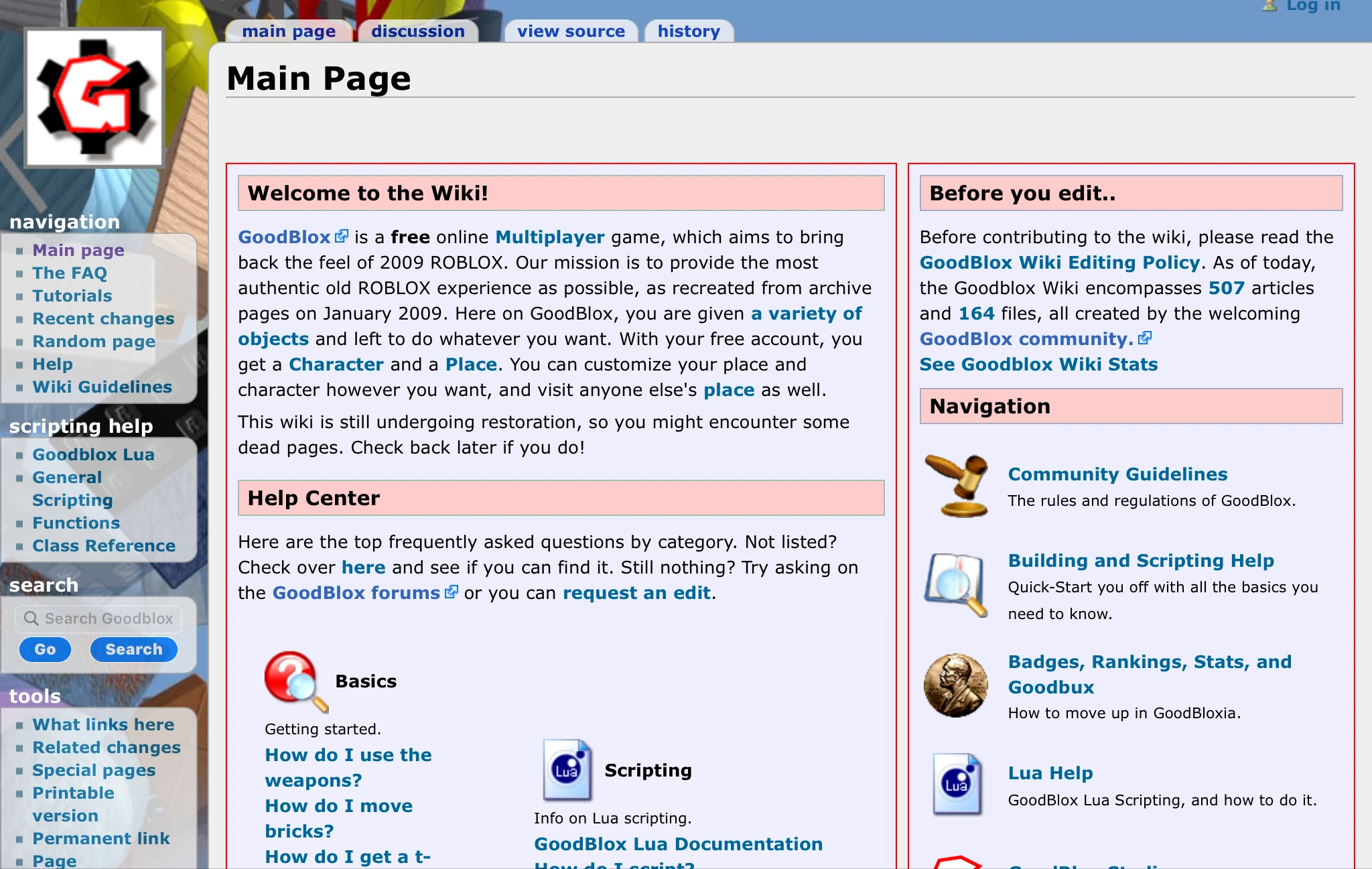 Wiki.goodblox.xyz is back up! | Fandom