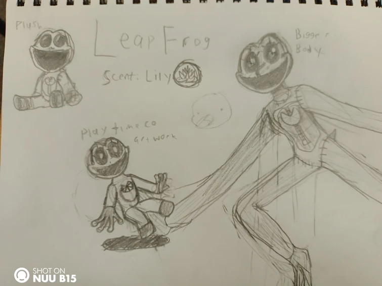 *yeets smiling critter oc and bigger body fanmade designs for each one ...