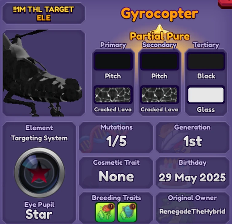 Auctioning 1M THL target element gyro | Fandom