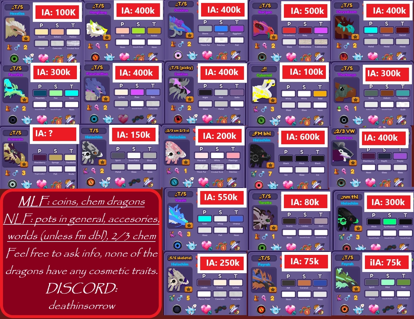 trading/selling/cohatching! | Fandom