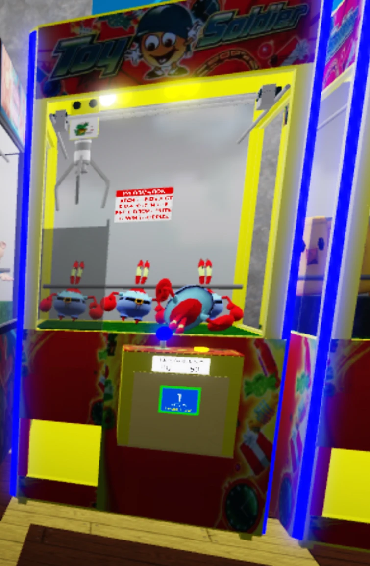 Mr. Krabs in a toy soilder arcade machine | Fandom