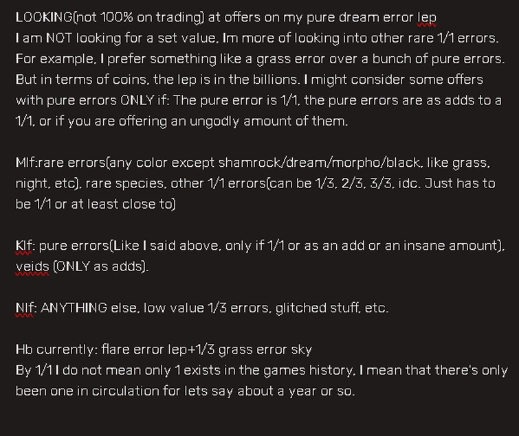 LAO on a pure error lep | Fandom