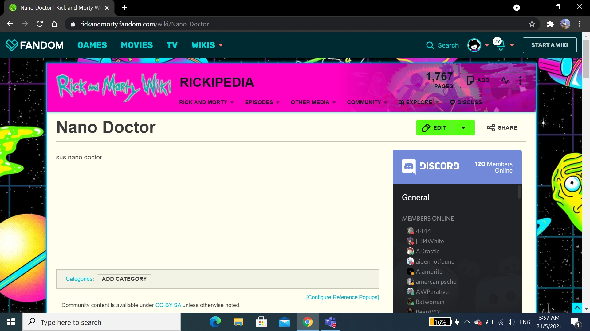 why is nano doc sus | Fandom