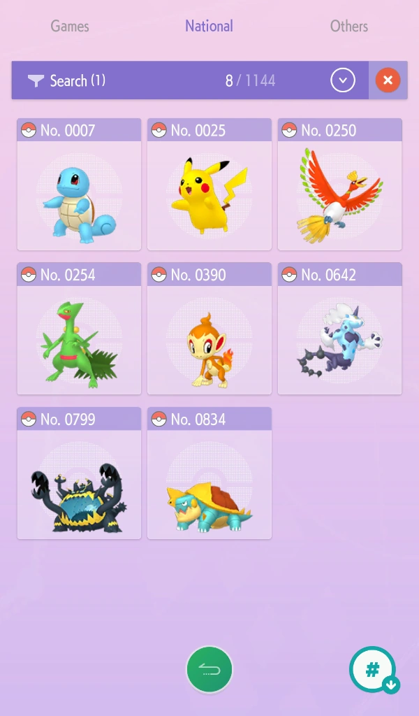 Look at my HOME dex. | Fandom