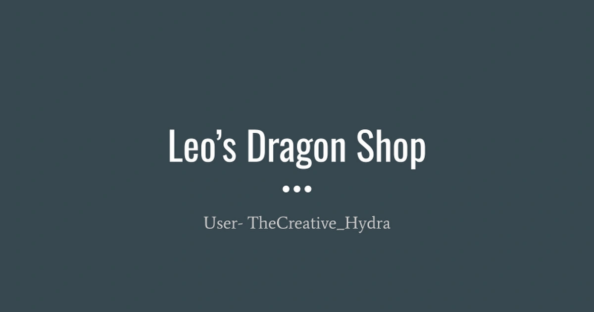 so i finished the shop | Fandom