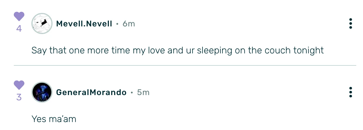 My own husband is scared of me lmao | Fandom