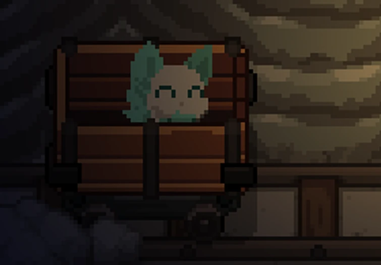 Slime pup in a minecart (Pony town) | Fandom