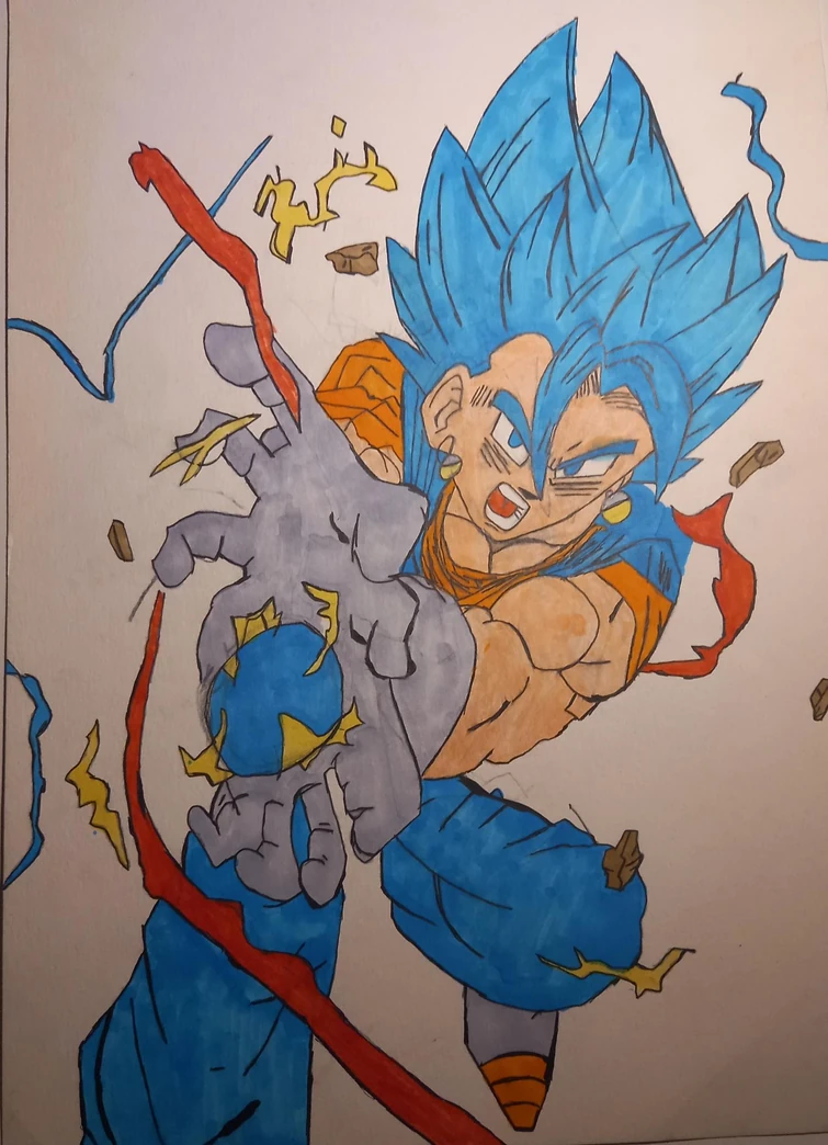 My Vegito Blue Drawing. | Fandom