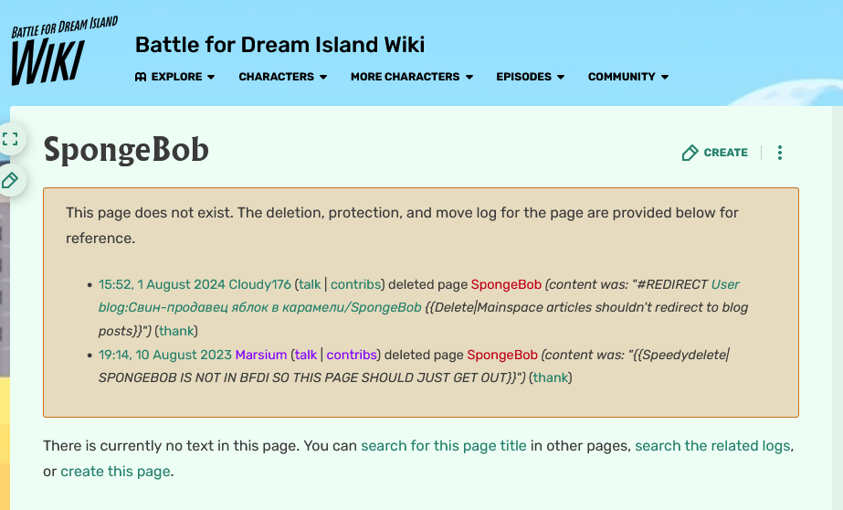 who remembers when SpongeBob was in BFDI? | Fandom