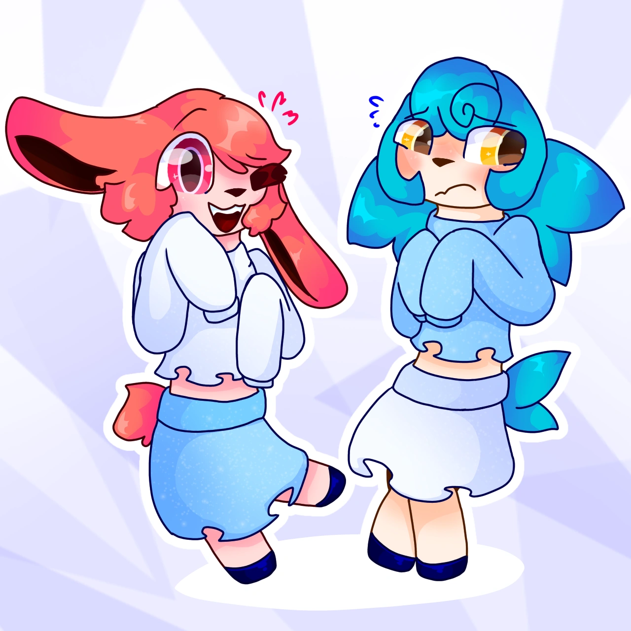 Two Cuties! 🩵🩷 | Fandom