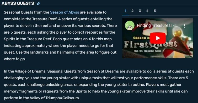 I noticed this on the treasure reef page | Fandom