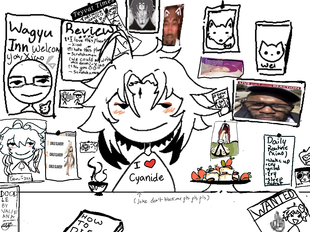 Xiao's Room XV 😱😱 (doodle) | Fandom