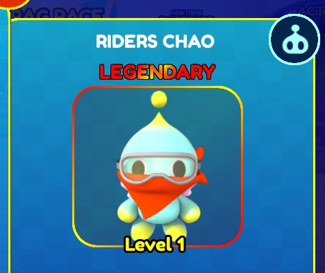 I got a riders chao in sonic speed simulator! | Fandom