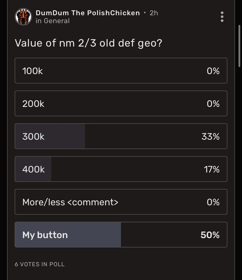 Selling nm 2/3 old def geo! | Fandom