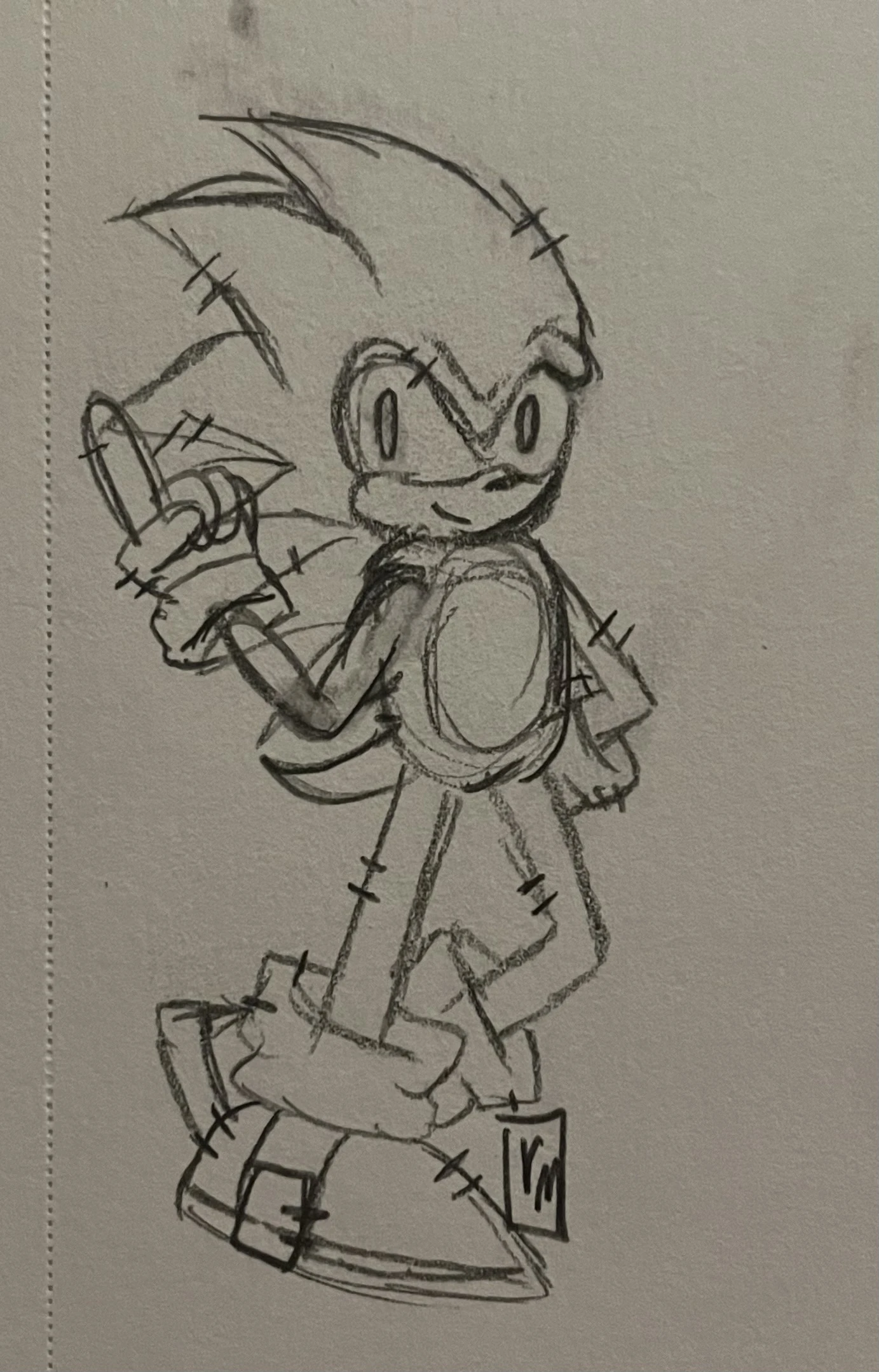 Quick Sonic doodle | Fandom