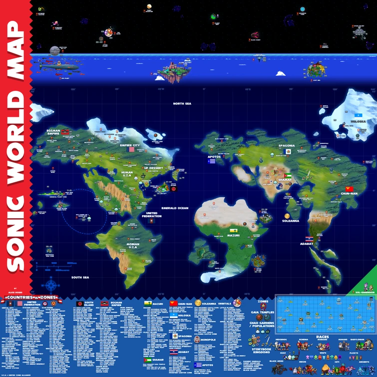 Sonic World Map | Fandom
