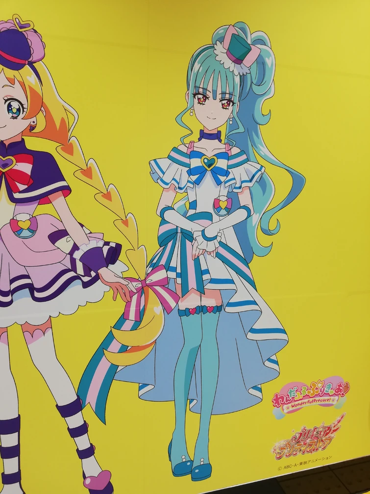 PreCure Pretty Store Tokyo Report (Wonderful Characters on the wall in ...