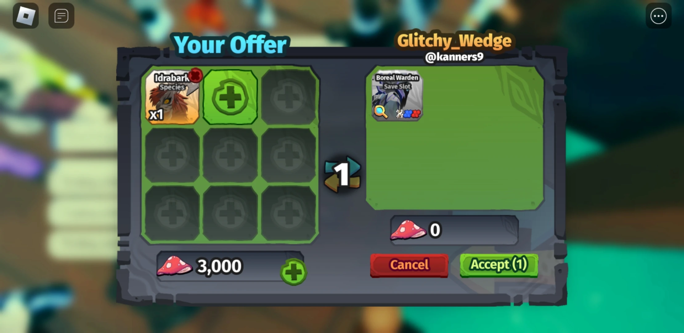 Selling Shimmer mut + Damage and Speed trait Boreal | Fandom