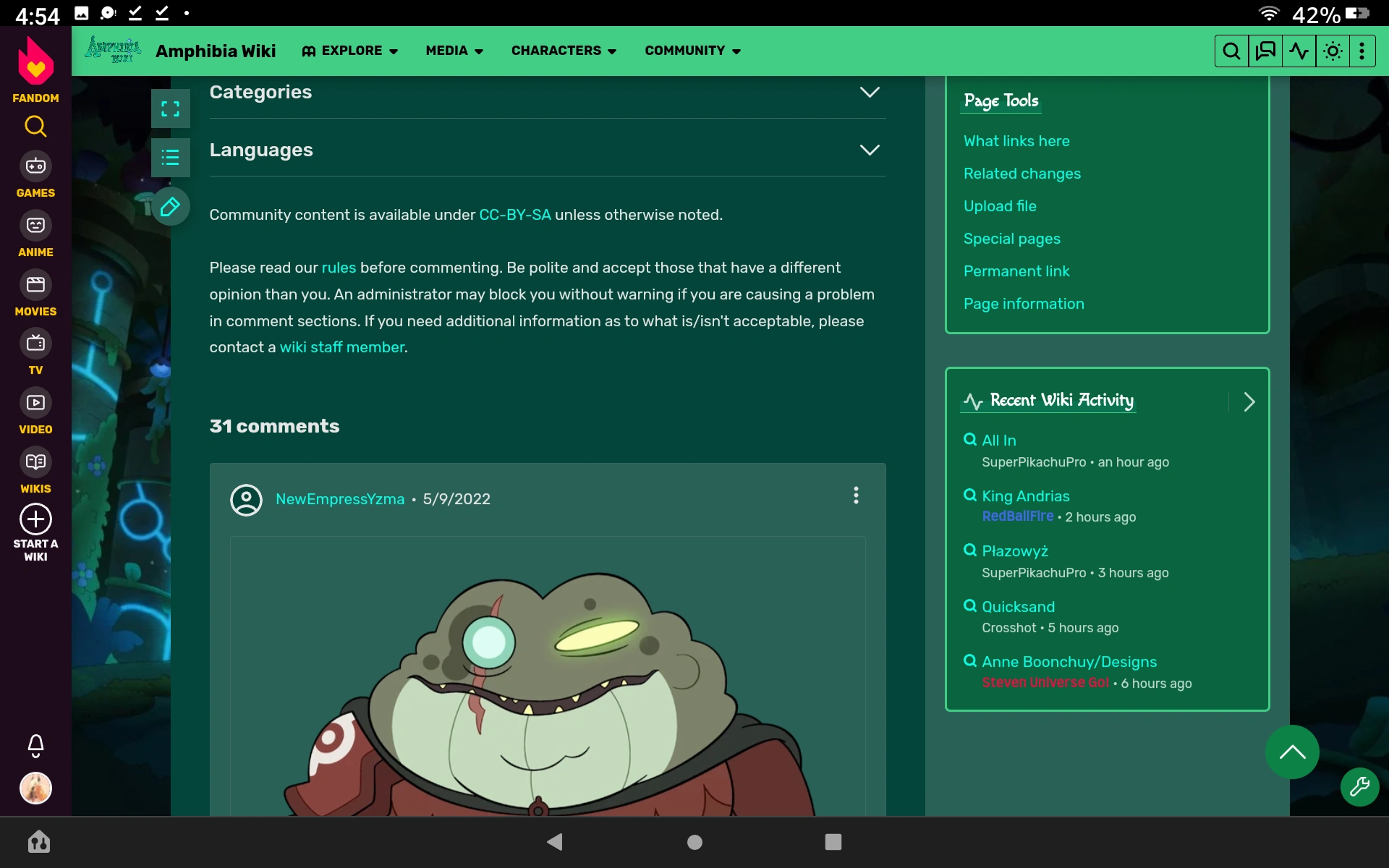 Why can't i comment on wiki pages? | Fandom