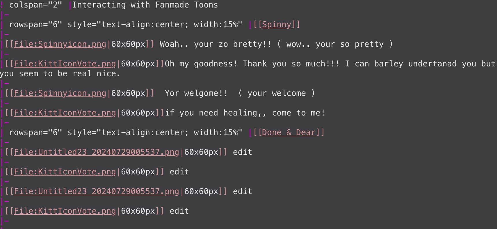 What did I do wrong in the source code??? (Fixed) | Fandom