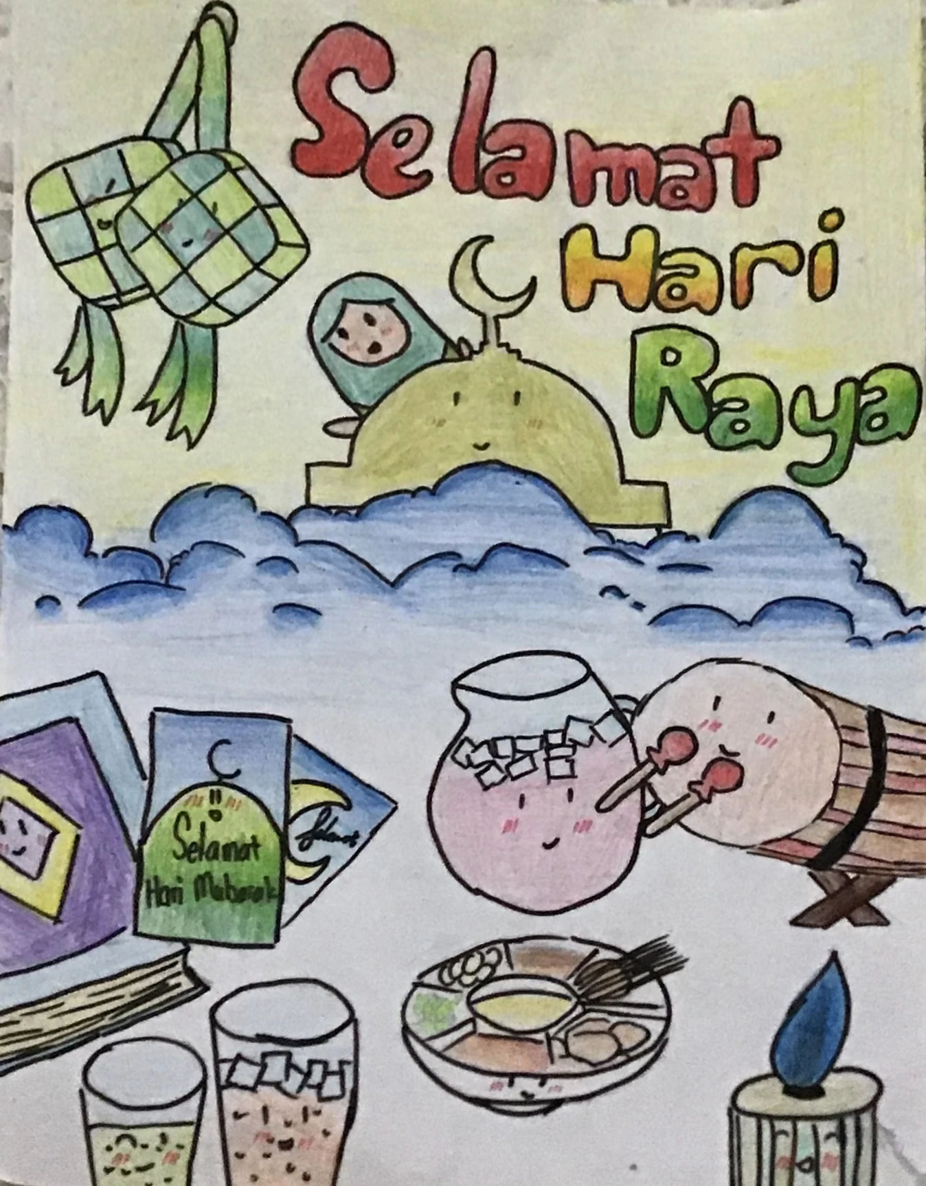 Pt 2 with Hari Raya drawing... | Fandom