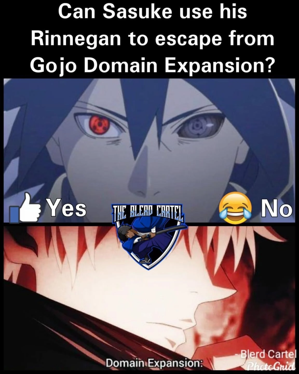 Can Sasuke use his Rinnegan to escape from Gojo's Domain Expansion ...