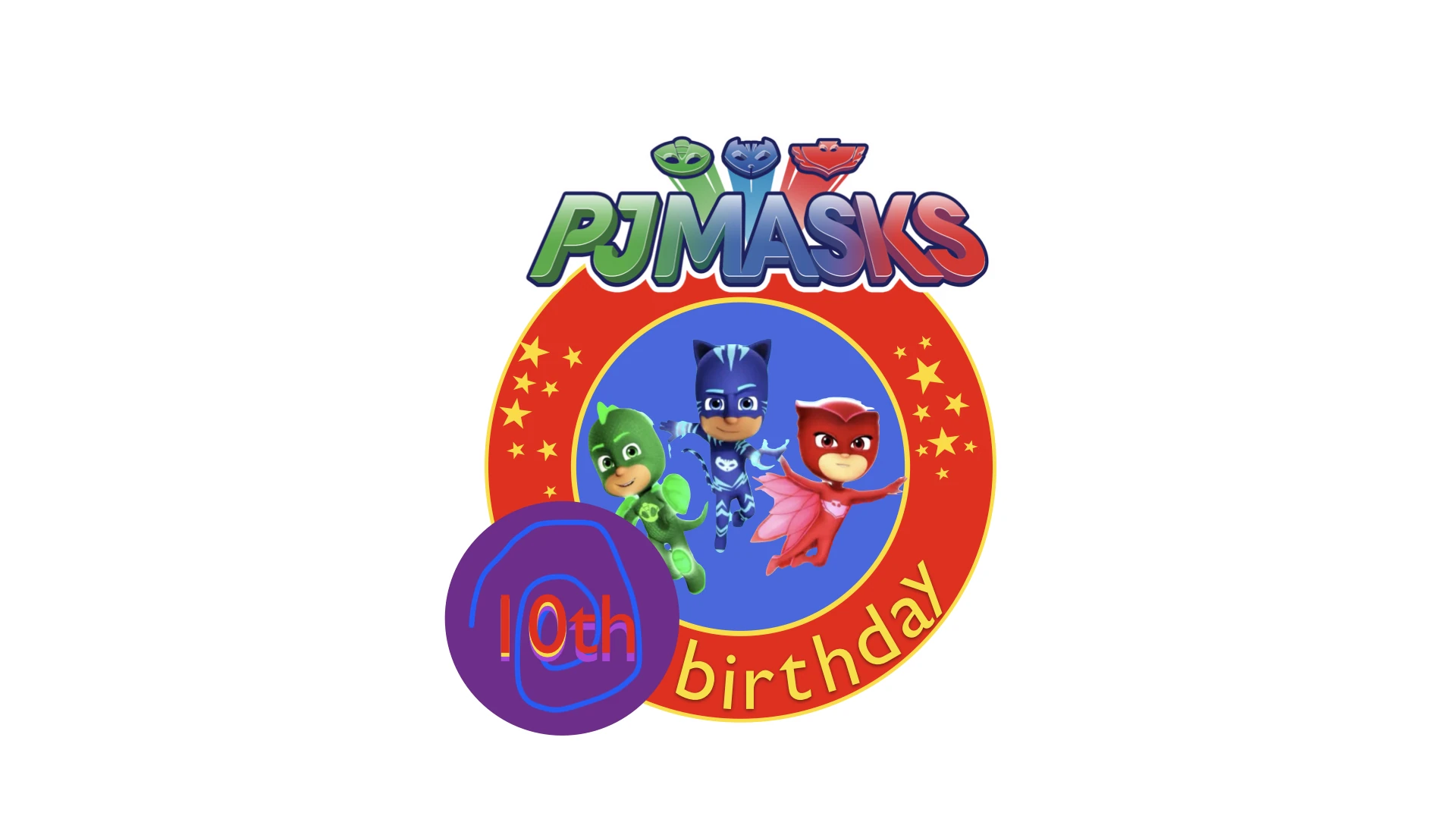 PJ masks anniversary logo | Fandom