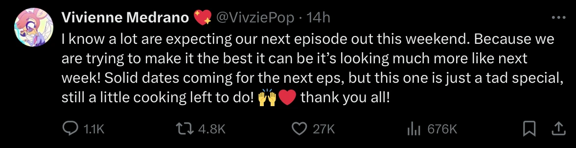 Next HB episode is (probably) coming out next week | Fandom