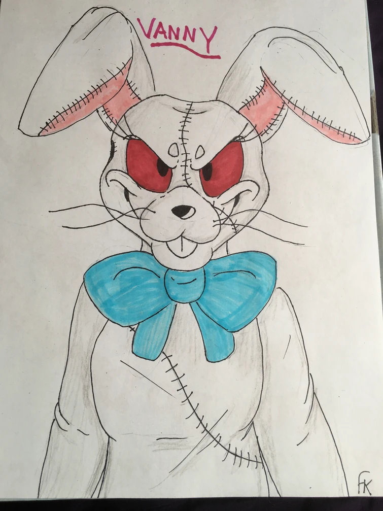 My first ever drawing of Vanny | Fandom