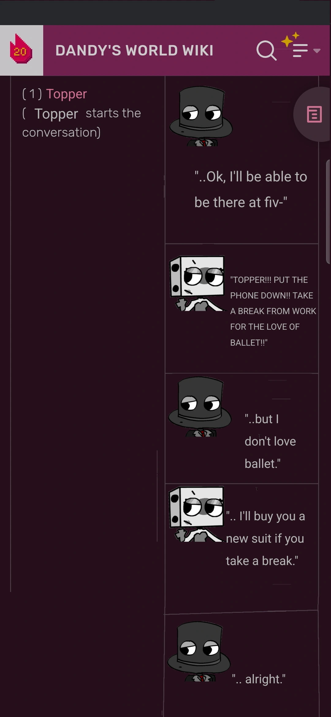 Another piece of dialogue I made for them !! | Fandom