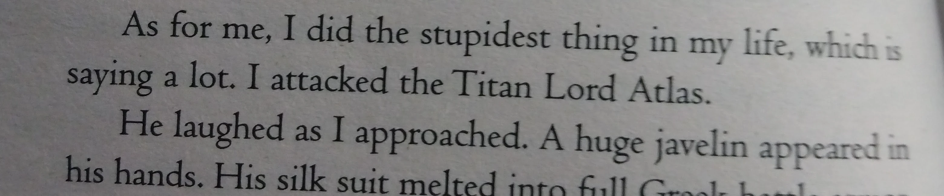 Remember how I'm rereading the PJO and posting my favorite pages? Well ...